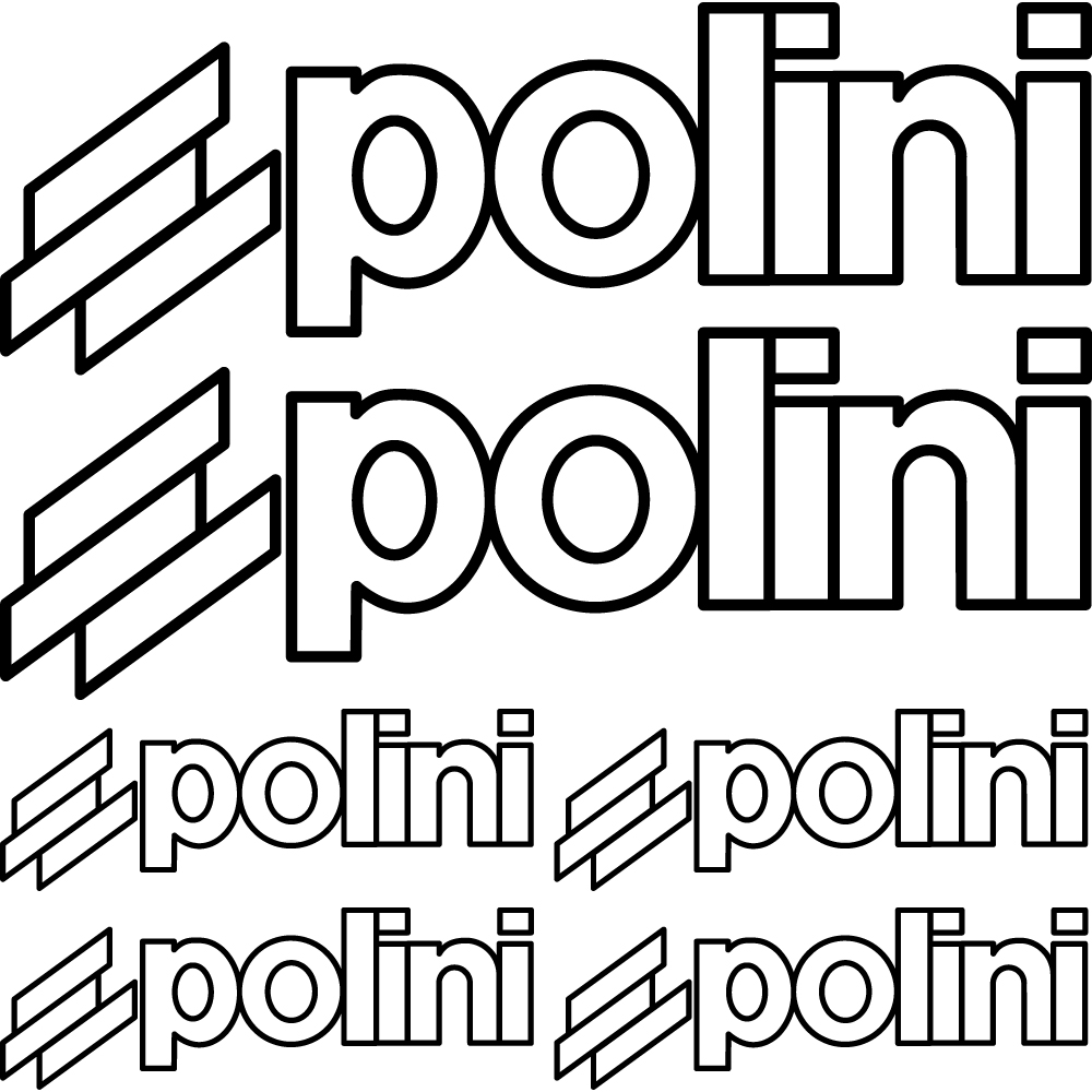 Wandtattoos folies : Polini Aufkleber-Set